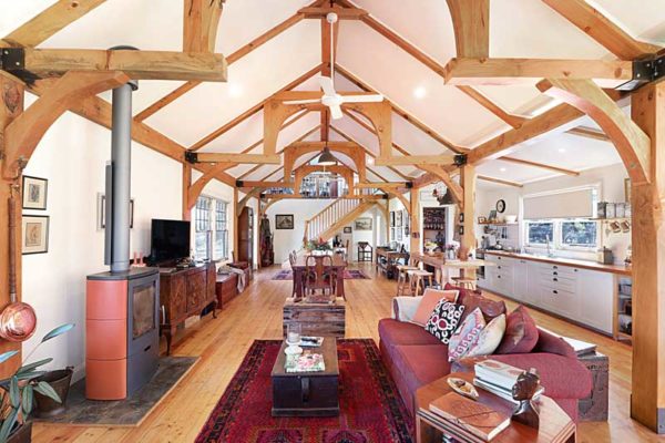 Traditional Heavy Timber Home - Big Mountain Homes