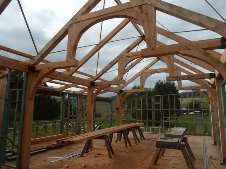 Traditional Heavy Timber Home - Big Mountain Homes