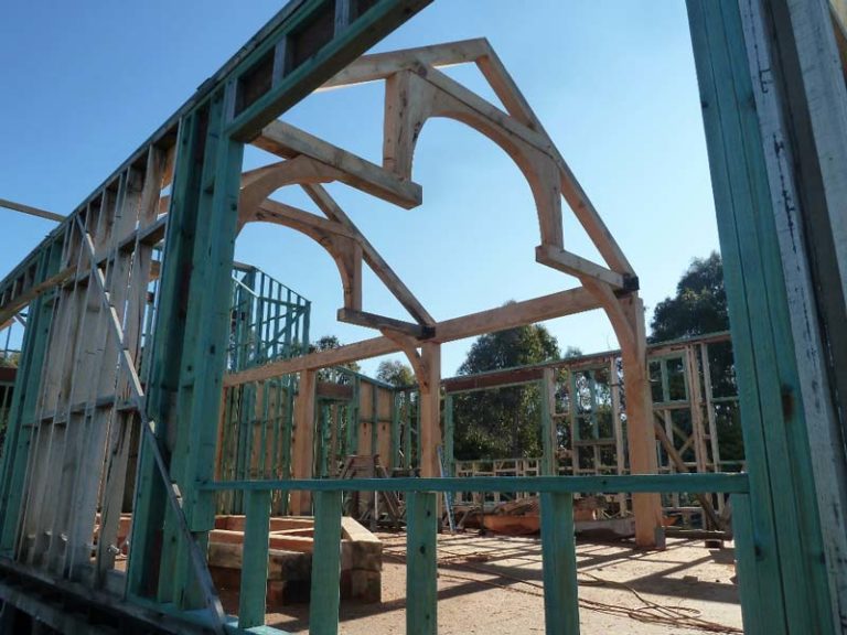 Traditional Heavy Timber Home - Big Mountain Homes