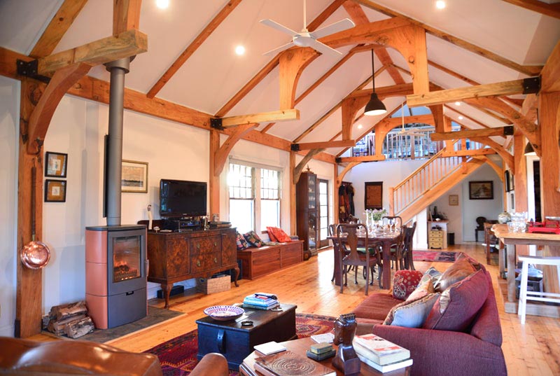 Traditional Heavy Timber Home - Big Mountain Homes