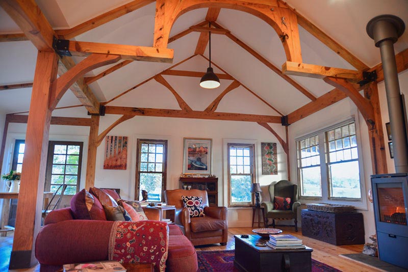 Traditional Heavy Timber Home - Big Mountain Homes