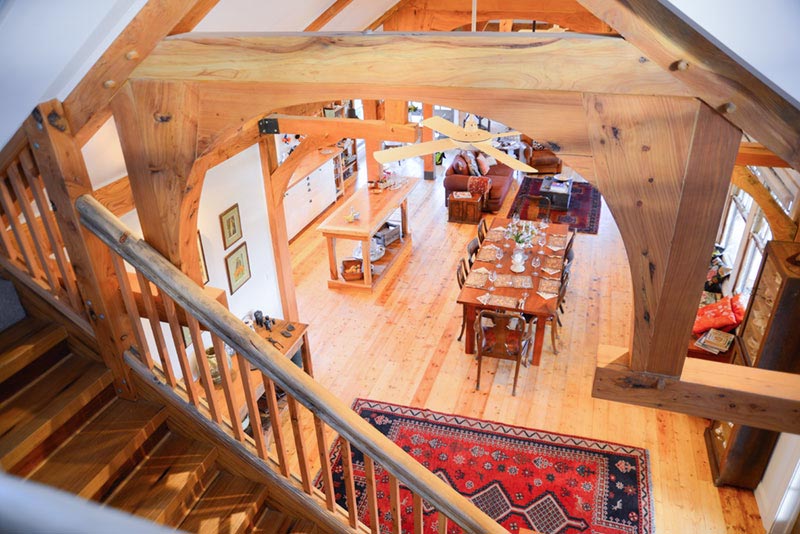 Traditional Heavy Timber Home - Big Mountain Homes