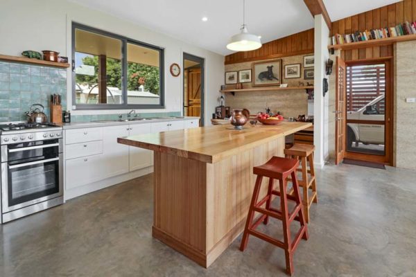Rammed Earth and Heavy Timber Home - Big Mountain Homes